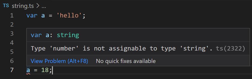 String TypeScript 